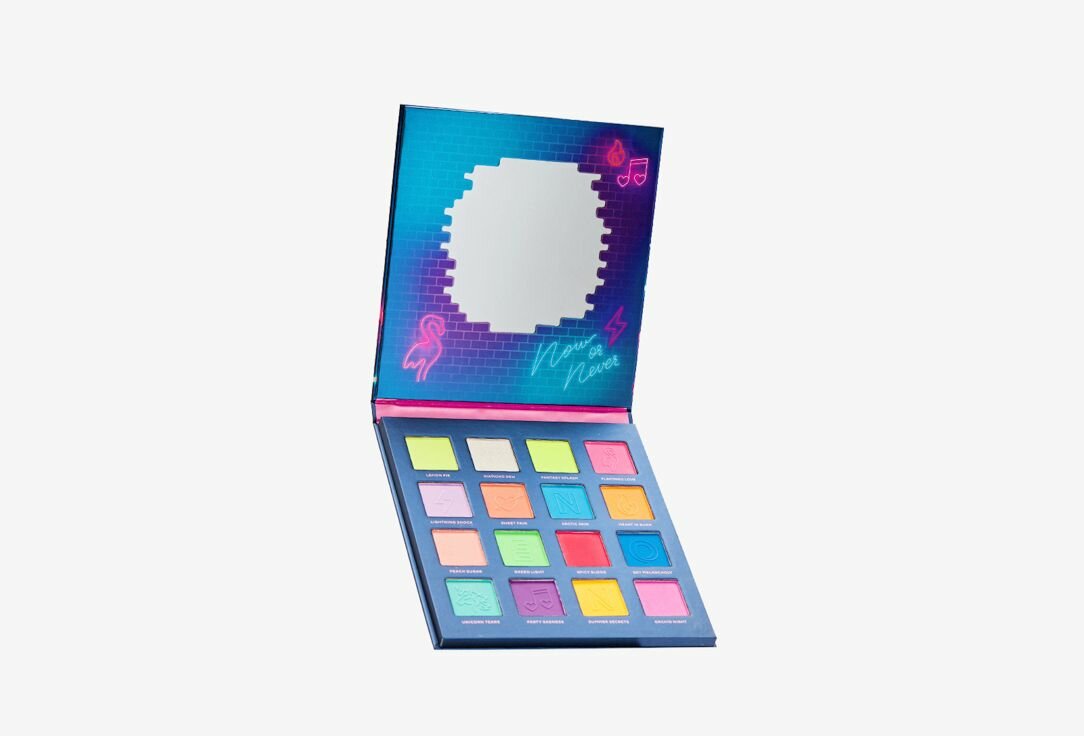 Лимитированный Набор теней для век 16 оттенков PARISA COSMETICS Mystery Neon Demon 25 г Neon