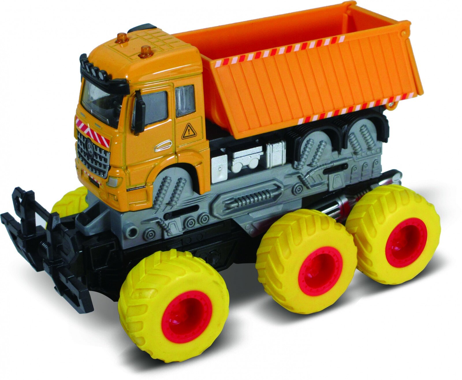 Строительная техника Funky Toys с краш-эффектом, кабина Die-cast, фрикционная, 6*6, 1:43 FT61097