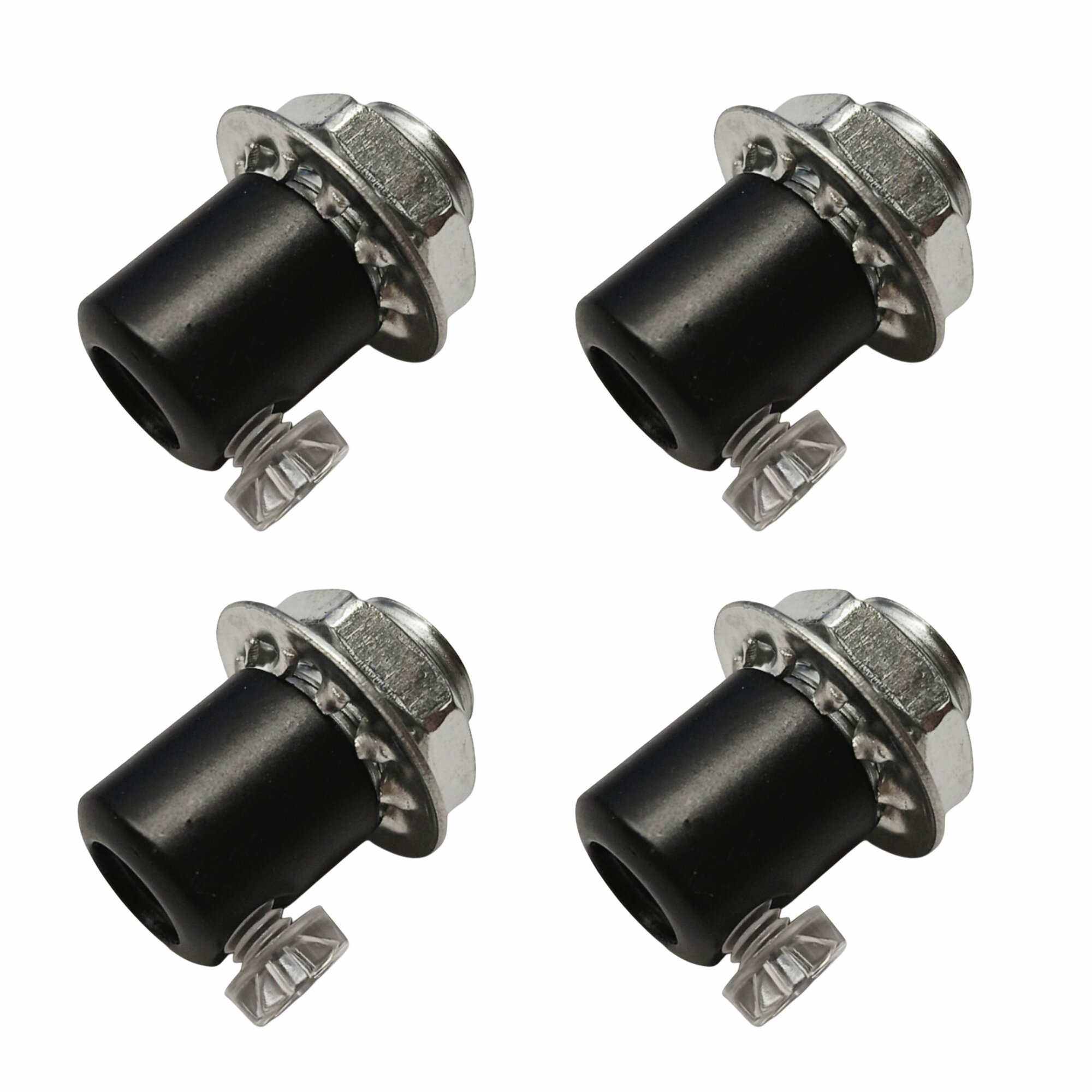 Зажим винтовой для провода люстры черный (комплект 4шт)