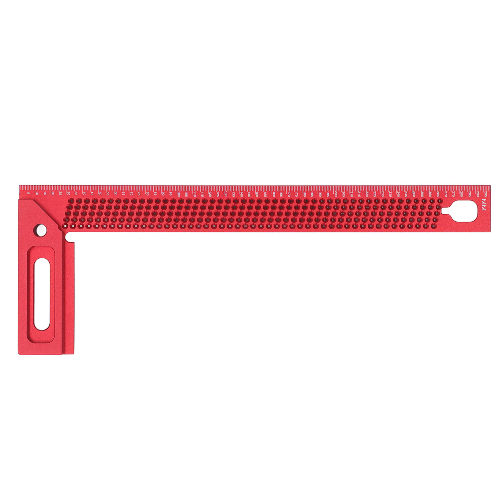 Угловой разметочный шаблон для отверстий, линейка для разметки под углом 45-90 градусов, для деревообработки, 300 мм.