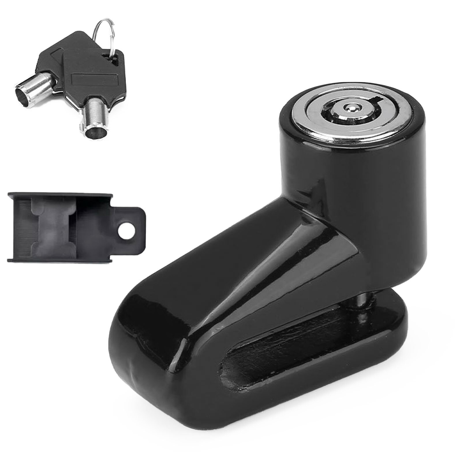 Металлический противоугонный замок для дискового тормоза горного велосипеда с 2 ключами. Замок для дискового тормоза мотоцикла, аксессуар для велосипеда.