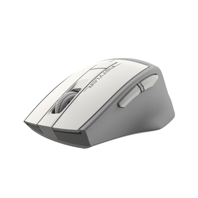 Компьютерная мышь A4Tech "Fstyler" FG30S, бело-серая, 2000 dpi, беспроводная, 6 кнопок (FG30S WHITE)