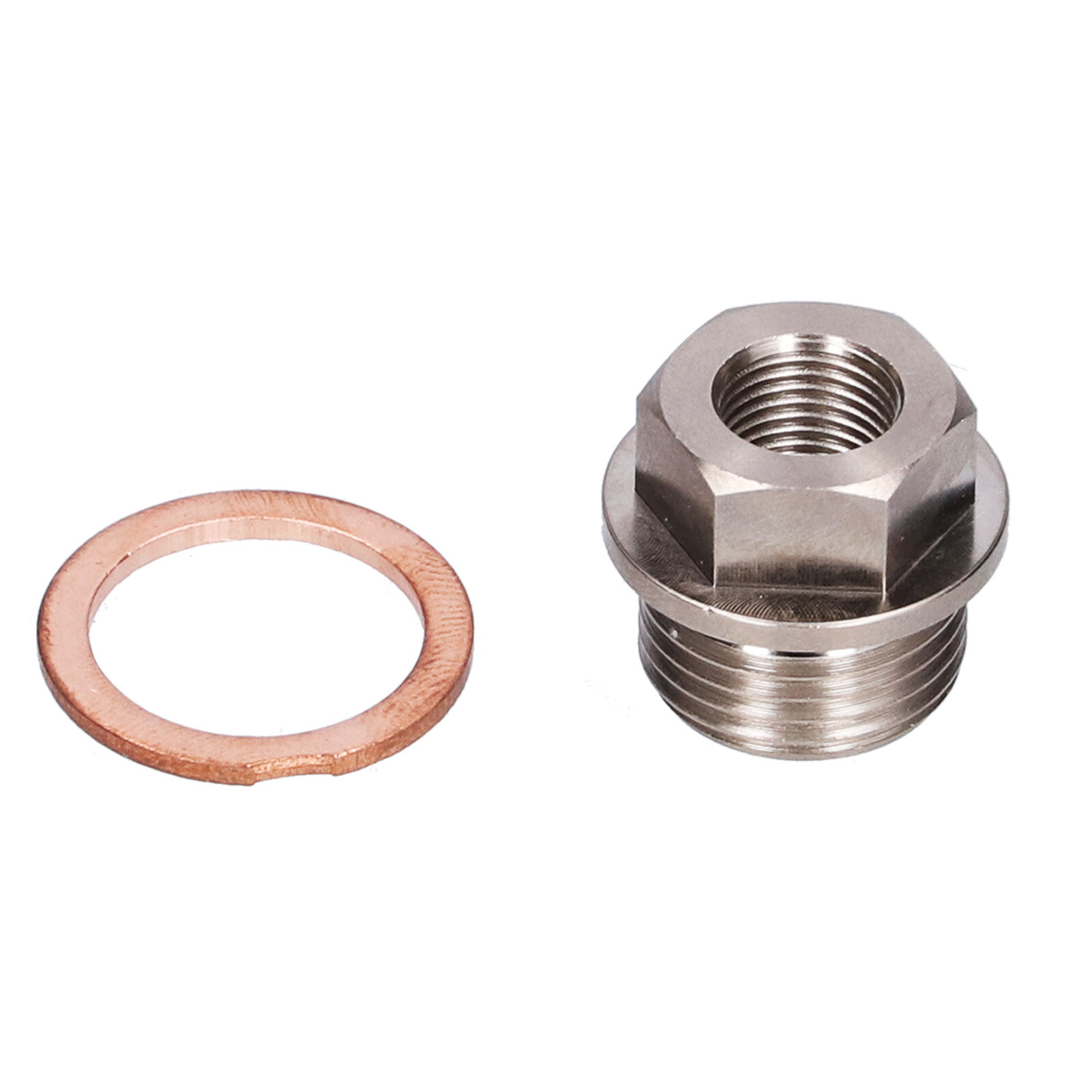 Переходник датчика с резьбой M18x1,5 на 1/8NPT, фитинг датчика температуры выхлопной воды с прокладкой