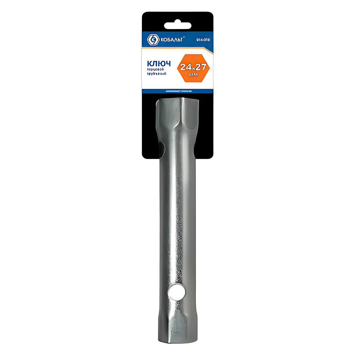 Ключ торцевой трубчатый 24 х 27 мм (хромированное покрытие) кобальт 914-970