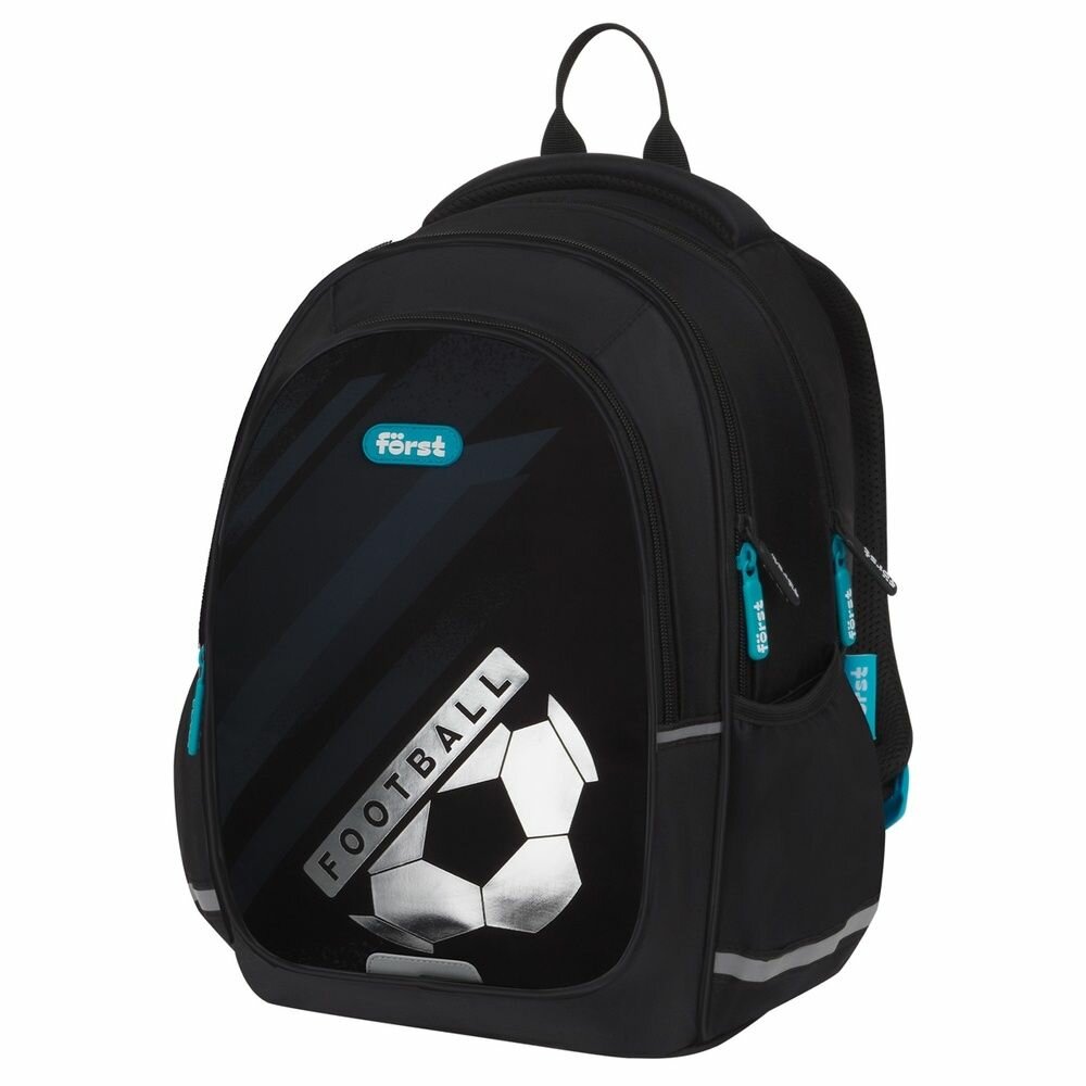 Рюкзак Forst F-Cute "Football" 37х29х17 см, 3 отделения, 2 кармана, анатомическая спинка (FT-RS-102406)