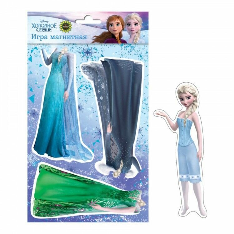Магнитная игра "Холодное сердце", с маркировкой Disney (Эльза)