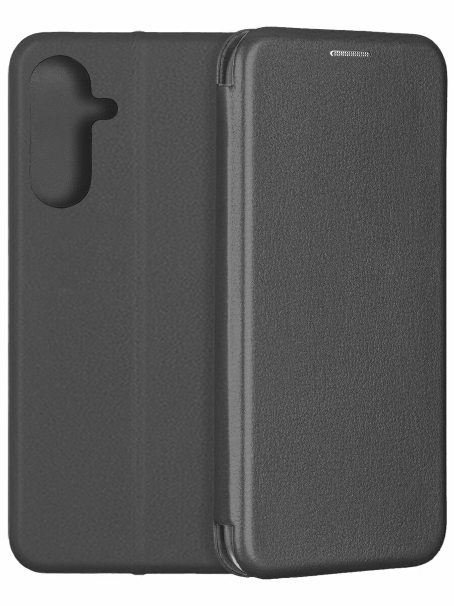 Чехол-книжка для Samsung Galaxy A56 5G A566 черный / подставка, отделение для карт