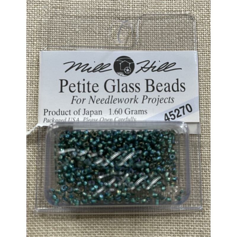 Стеклянный бисер Mill Hill Seed-Petite Glass Seed Beads 1,6 гр, цвет: 45270