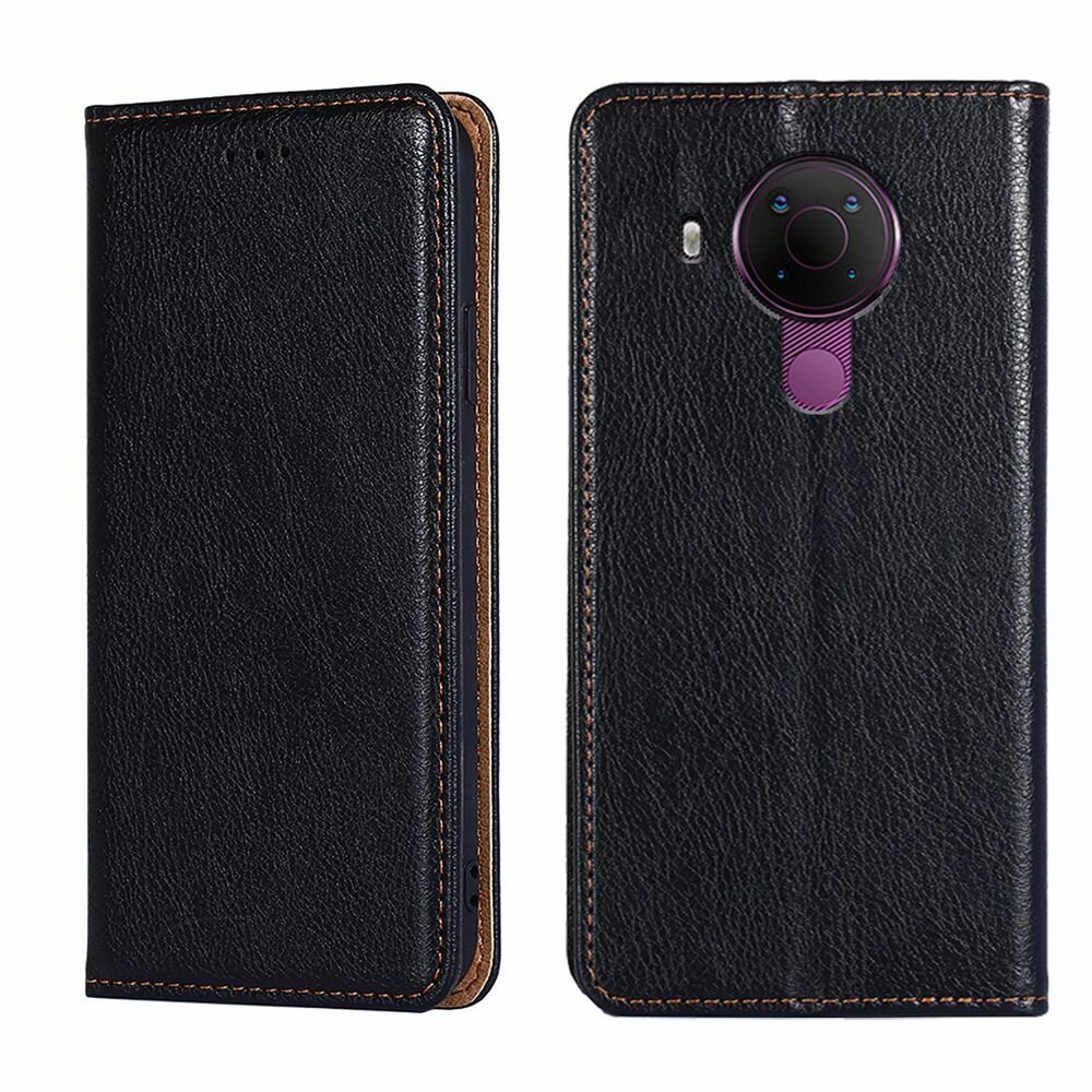 Чехол-книжка MyPads для Nokia 5.4 / Нокиа 5.4,(черный)