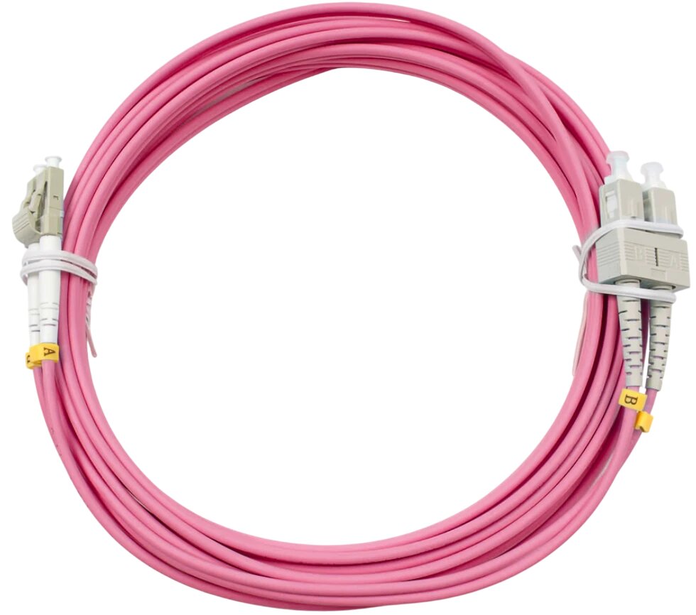 Патч-корд Cabeus 7м (FOP-50-OM4-LC-SC-7m)