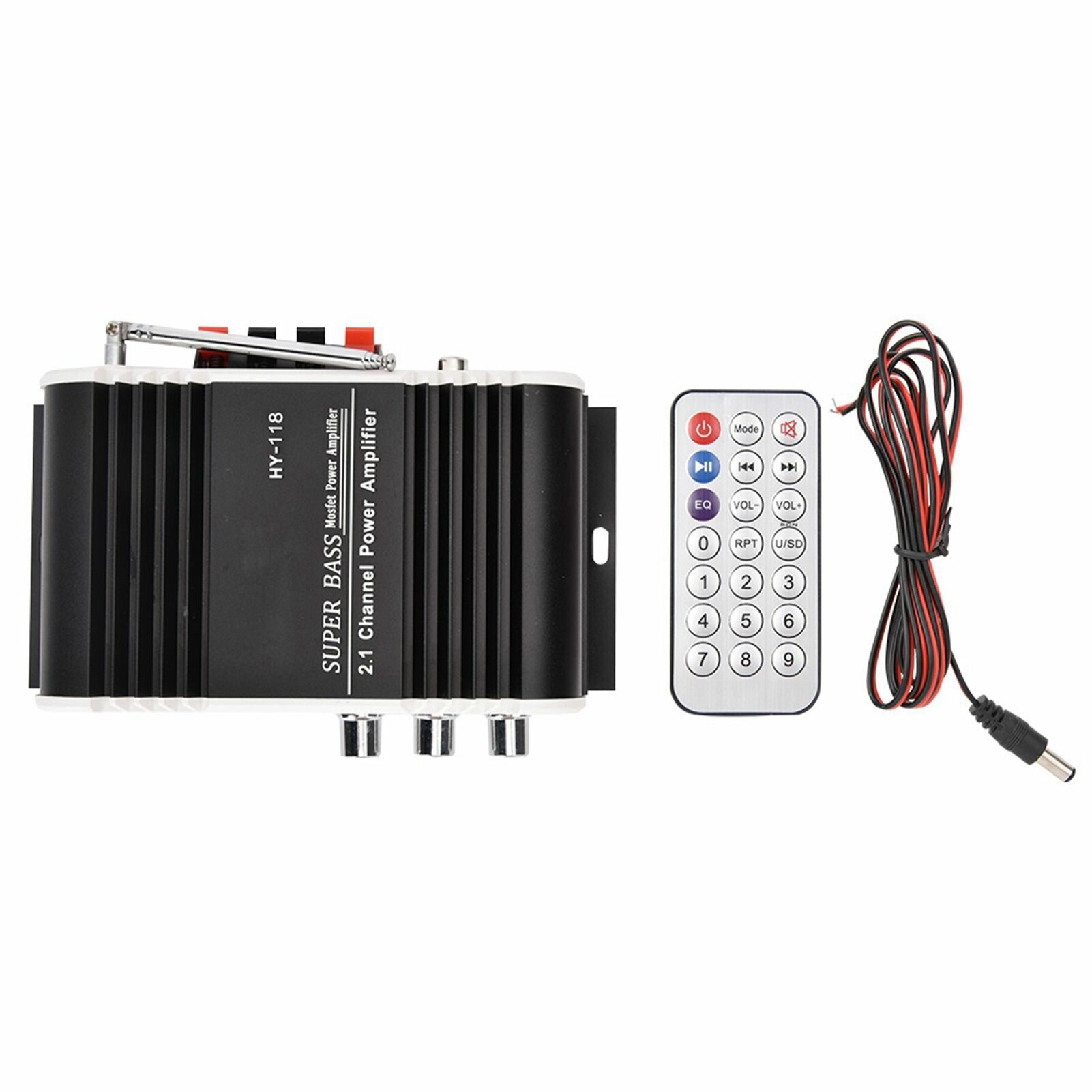Автомобильный аудиоплеер HY-118 с 2,1-канальным высококачественным FM-радио 12 В