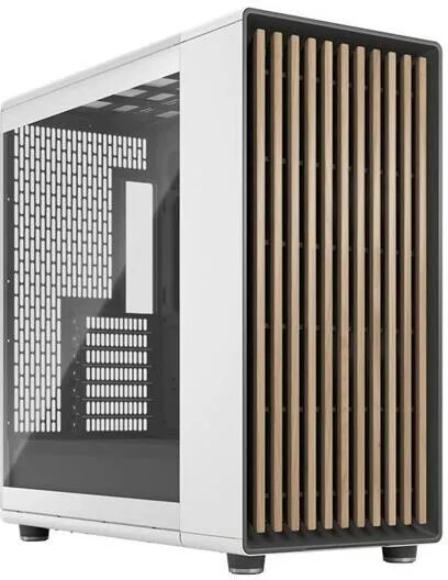 Корпус Fractal Design North XL Chalk White TG Clear Miditower (FDCNOR1X04), белый