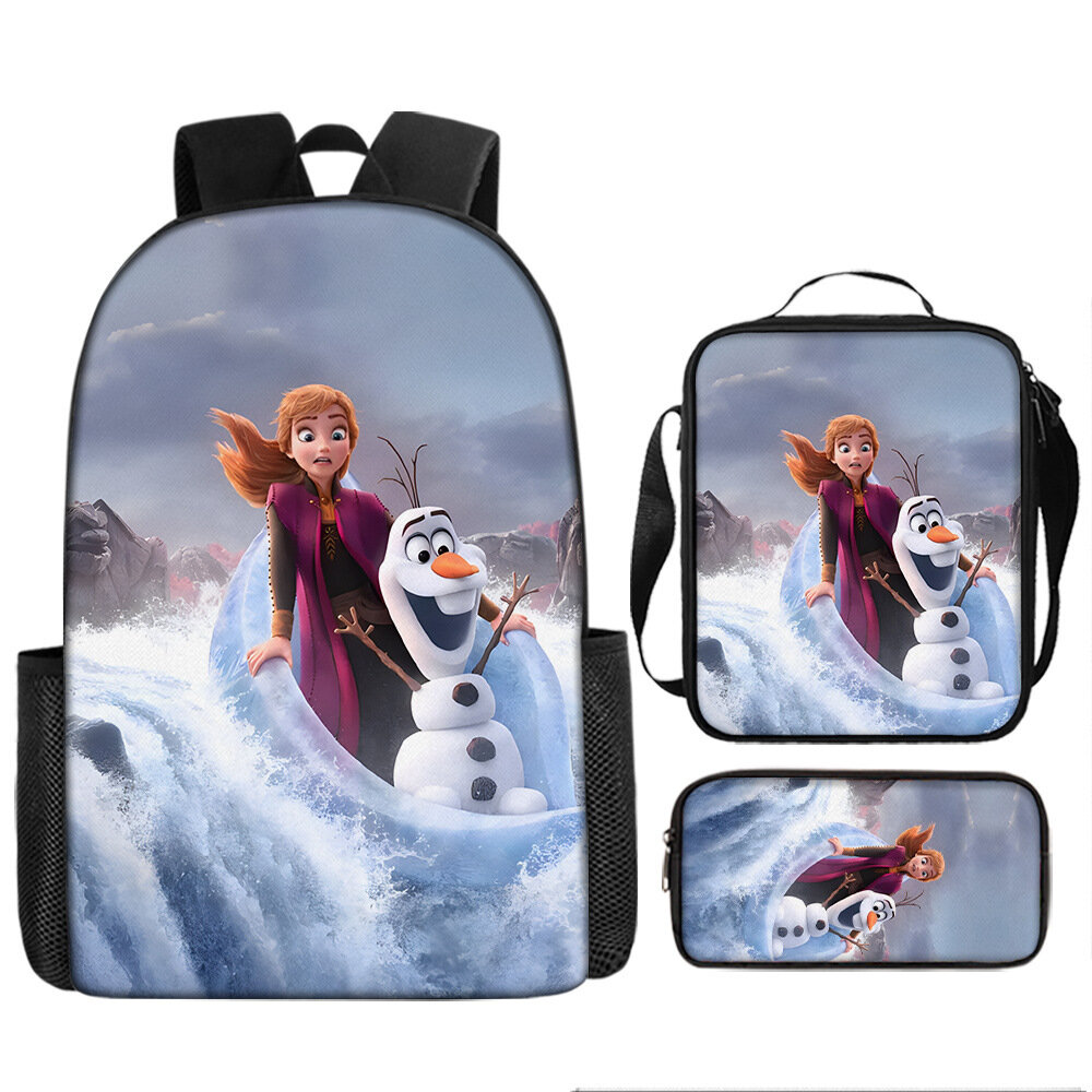 Школьная сумка для детей, детский сад, женский лед и снег, принцесса Эльзы, компьютерная сумка, водоотталкивающий костюм большой вместимости, новая сумка через границу