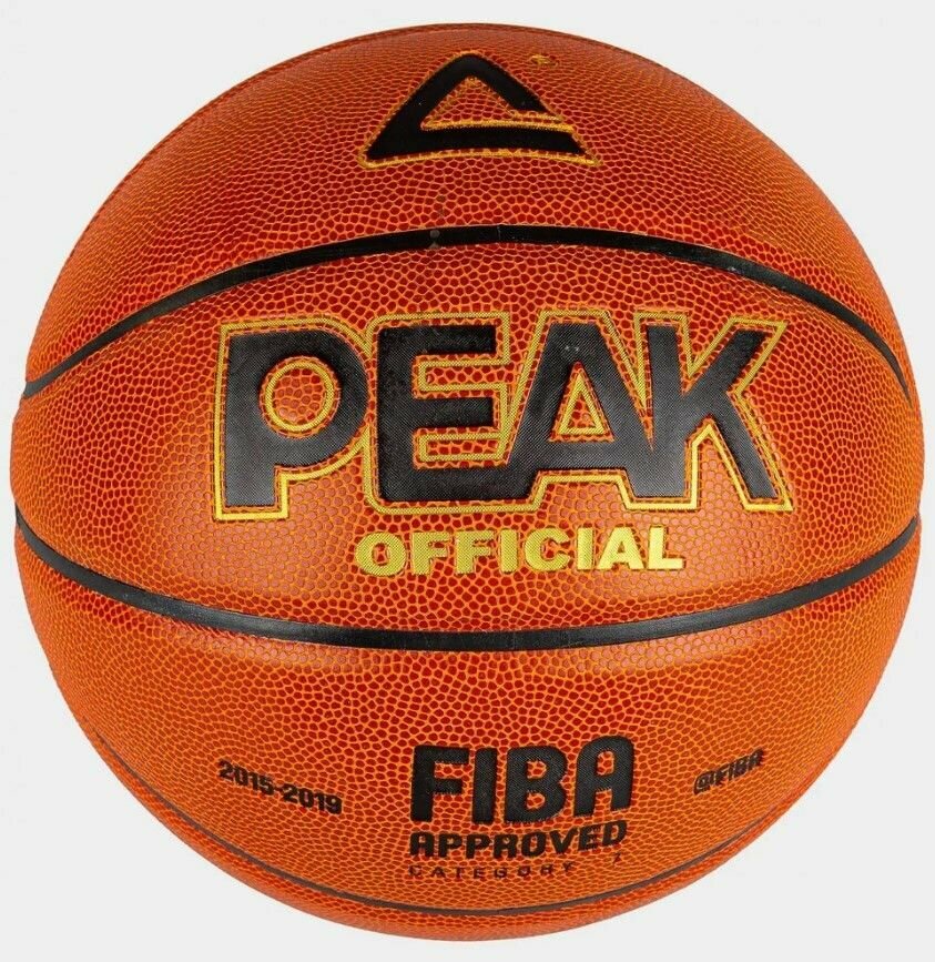 Комплект: мяч, сумка, сетка, насос, игла для насоса Peak MICROFIBER BASKETBALL #7 BG771 Brown