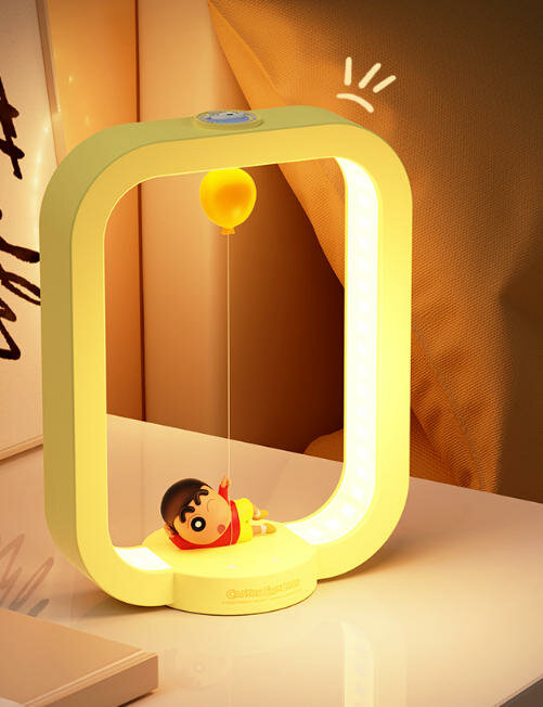 Настольная лампа creative night light прикроватная трехцветная ночная лампа желтого цвета