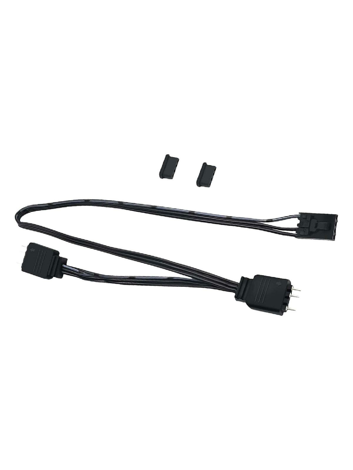 4Pin to 5V 3Pin ARGB Splitter Cable for ARGB Hub and Fan Lighting Control For HDLL120 Splitter Extension Cord