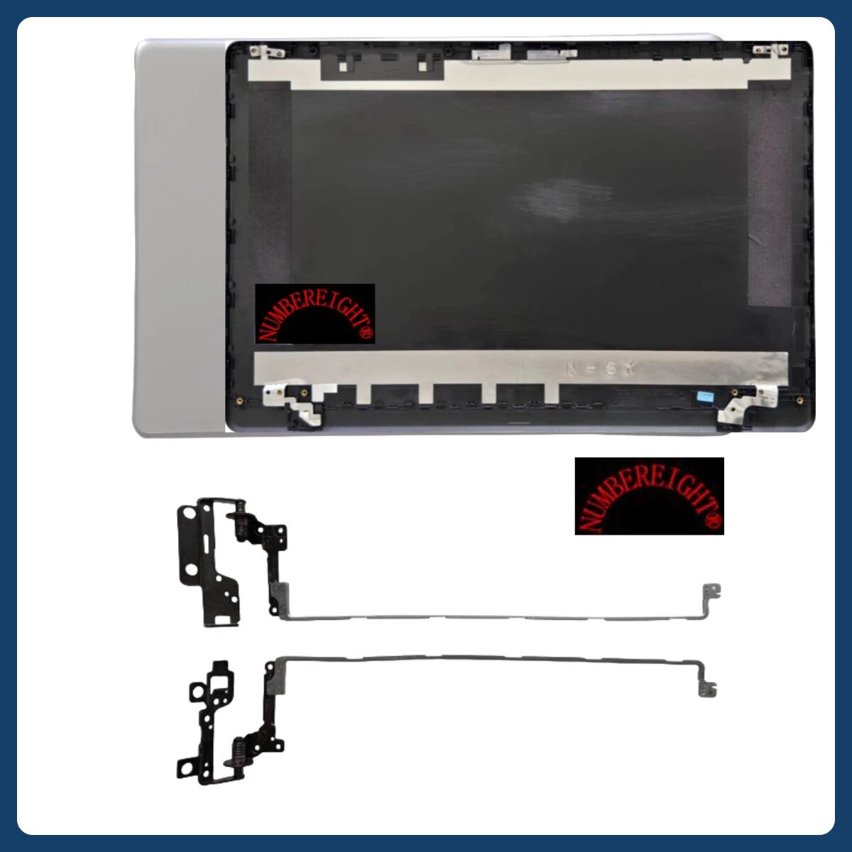 Чехол для ноутбука NUMBEREIGHT для HP 17-BS 17-AK 17G-BR cover hinge silver