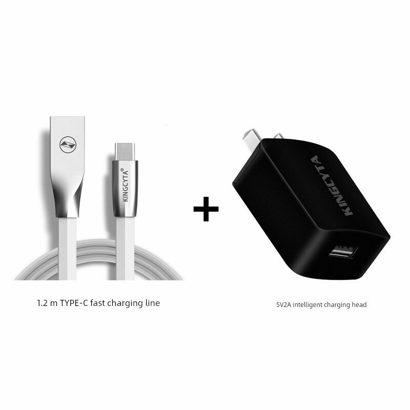 Белый кабель Type-C 1,2 м с черным зарядным устройством 5V QC для комплекта Bose Ultra