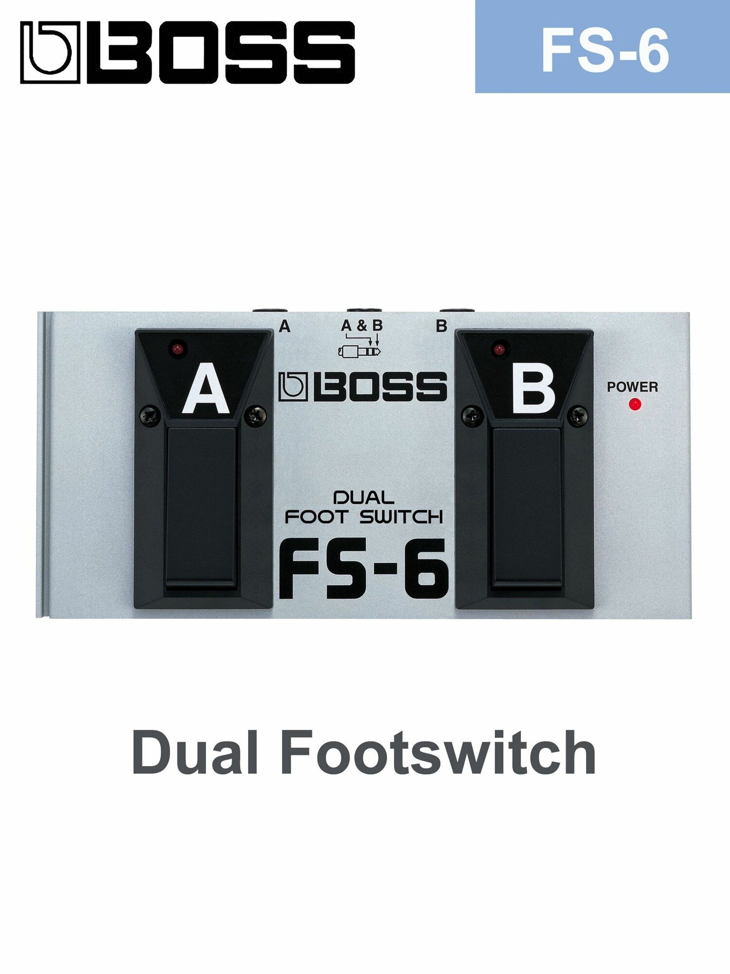 BOSS FS-6 Двойной педальный переключатель эффектов электрогитары KATANA Speaker Switch Педаль переключения динамиков