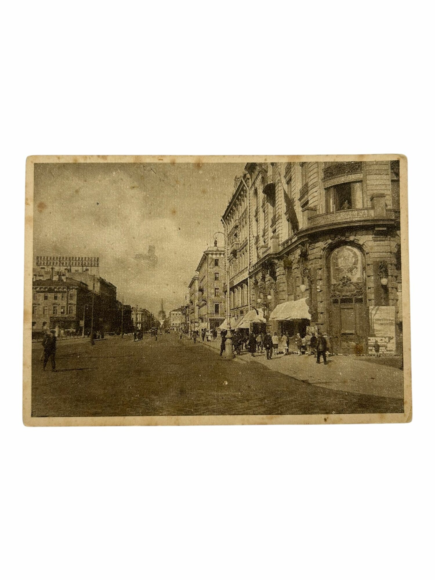 Советская почтовая открытка, Проспект 25 октября, Ленинград. Сделано в СССР. Чистая.