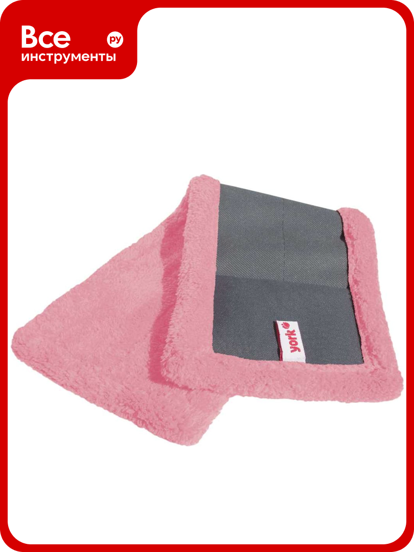 Плоская насадка YORK МОП Classic для швабры/держателя 40 см, карманы микрофибра 081090