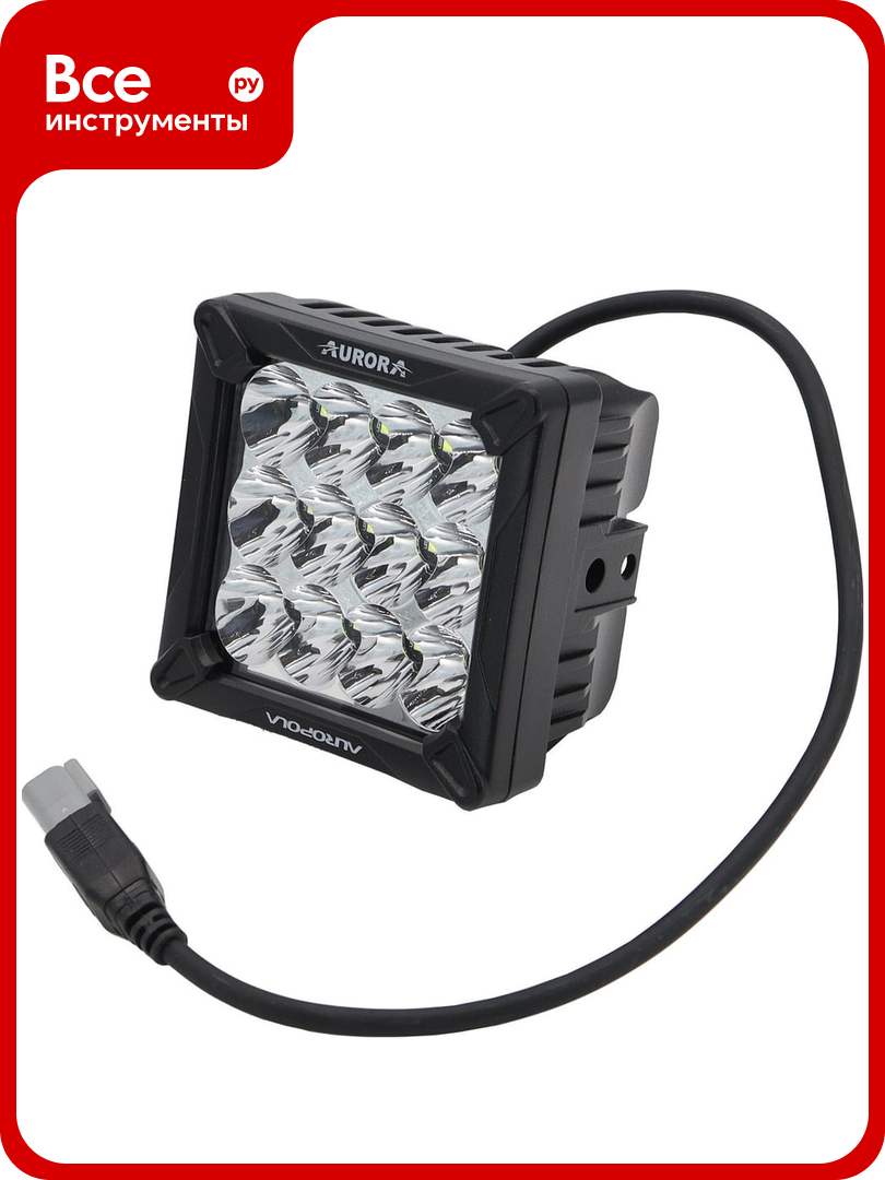 Светодиодная фара Aurora ALO-W-4-C27T3 120W 10600Lm 9-36V 10A IP68 Комбинированный свет, светодиоды-OSRAM 0399