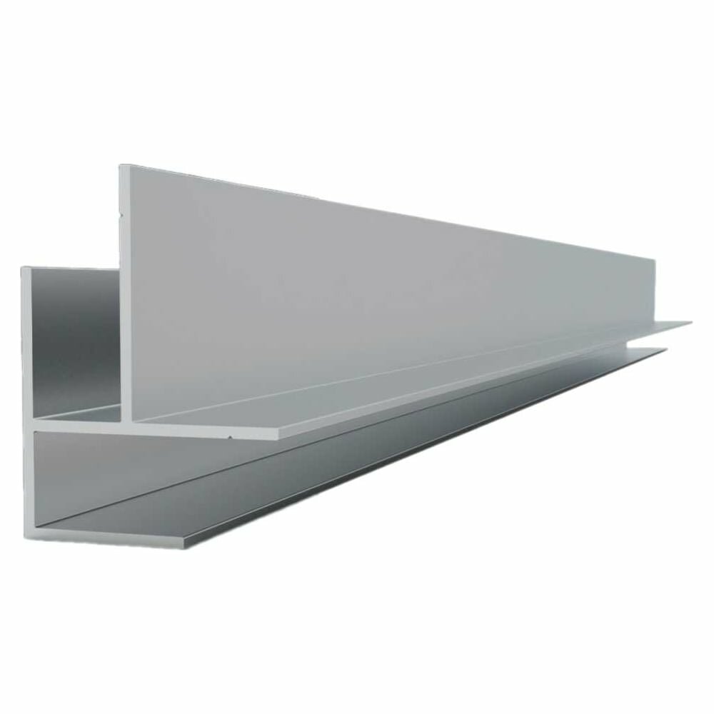 Профиль для грядок Диал из шифера 10 мм, комплект углов 4 шт, по 500 мм, 4687206452305