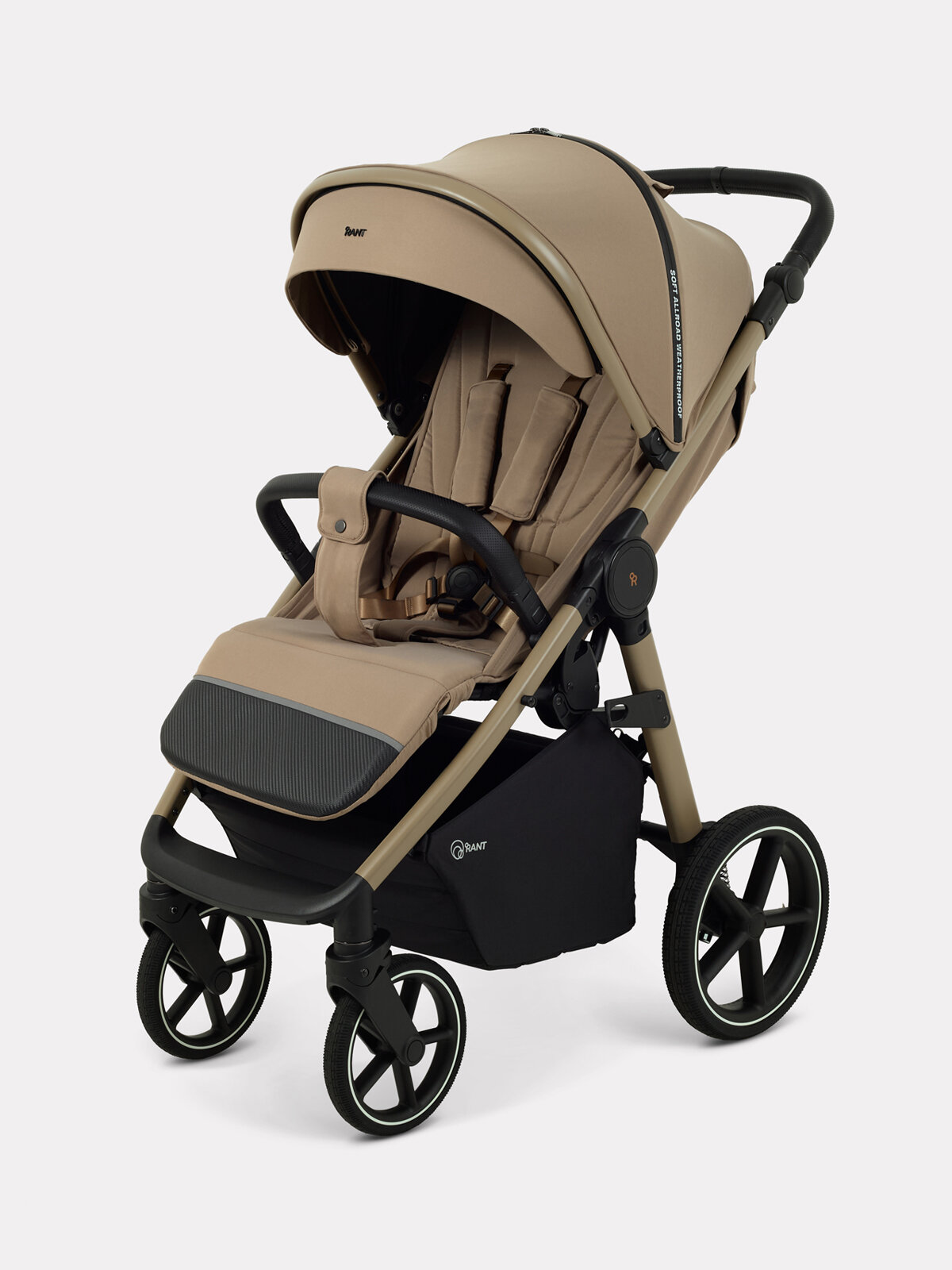 Коляска детская RANT CASPIA soft RA100 Sandy Beige 2026