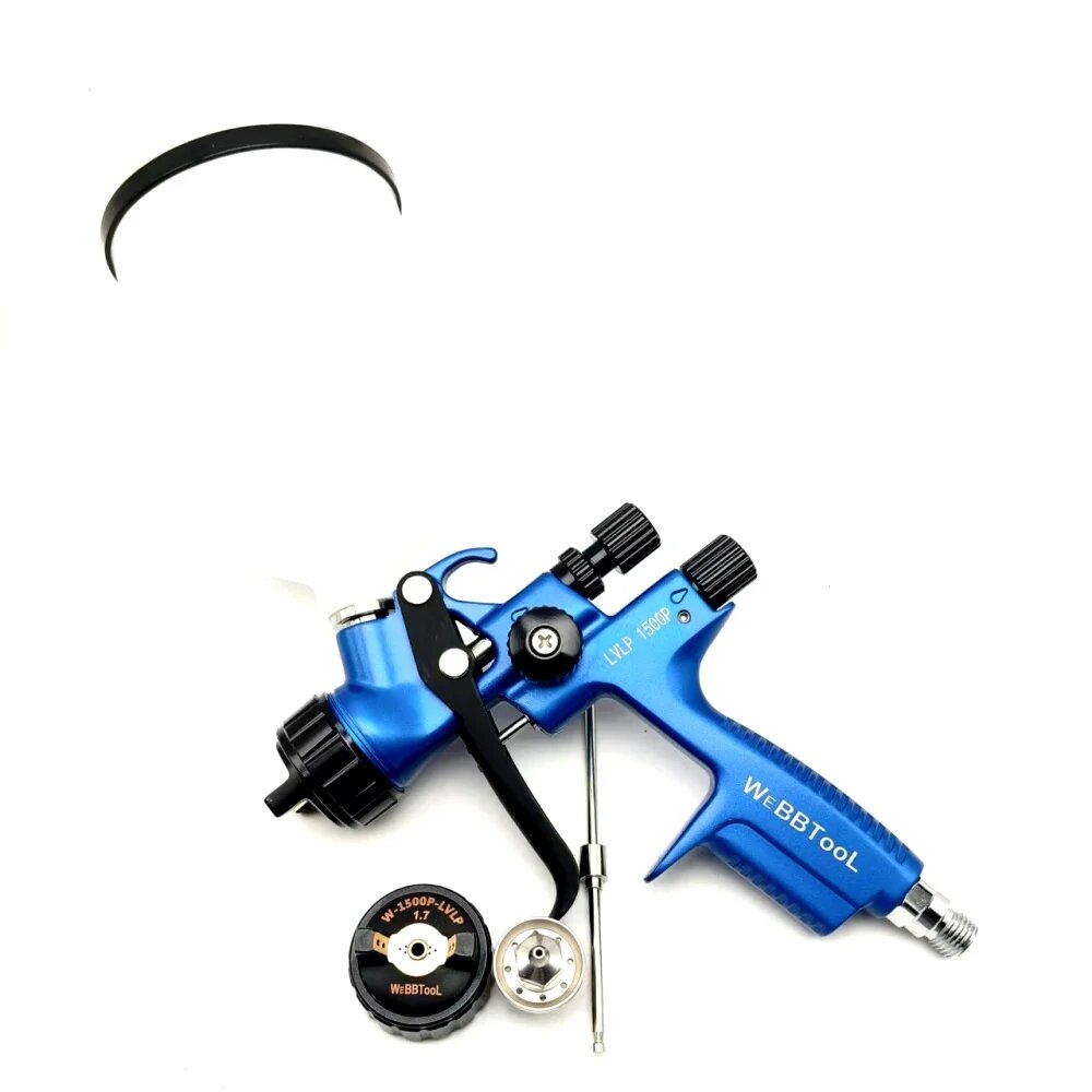WEBBTOOL LVLP 1500P Pro пистолет-распылитель для краски 1.3BLUE1.7nozzle