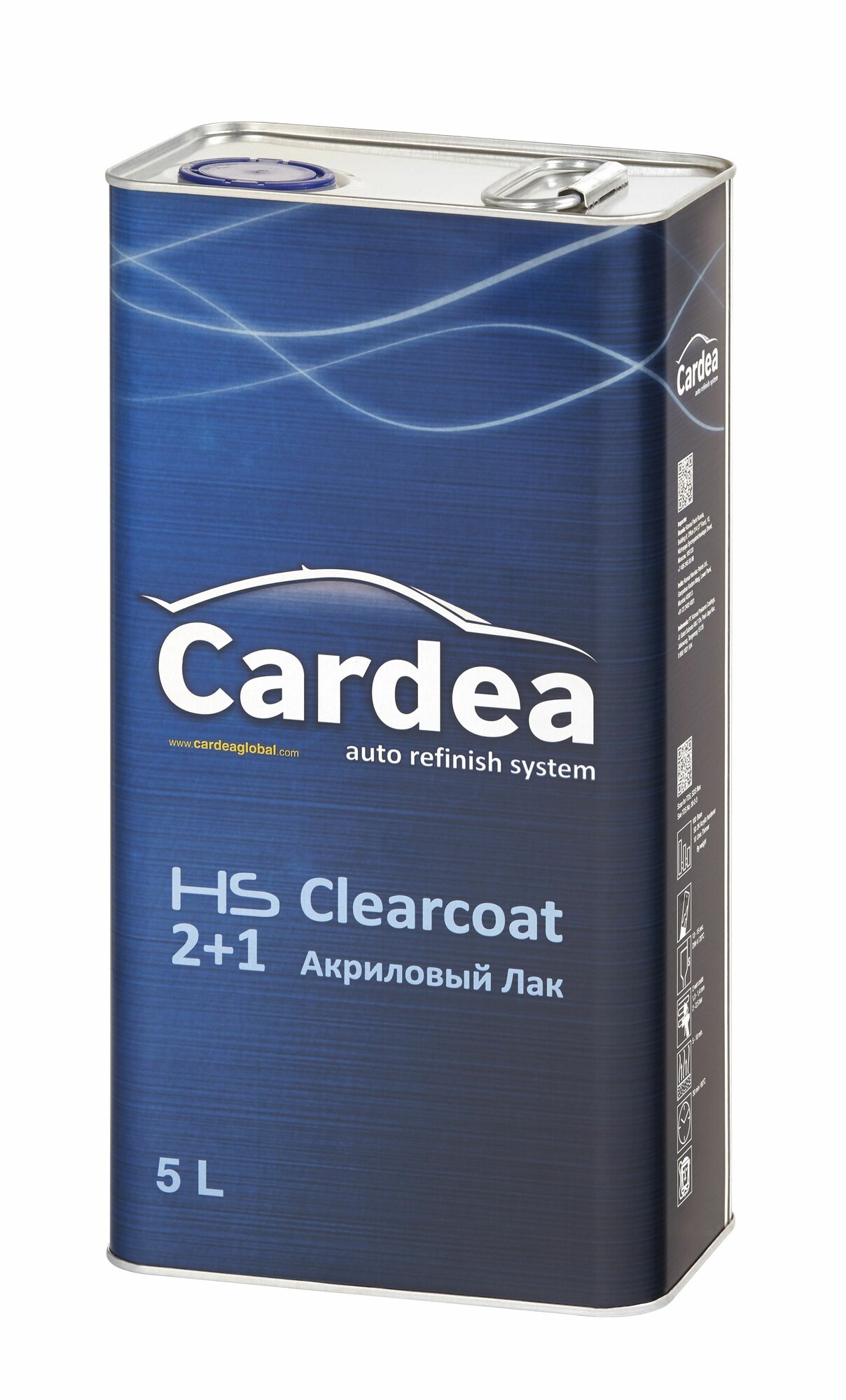 Лак автомобильный Cardea hs + отвердитель 1000+500мл