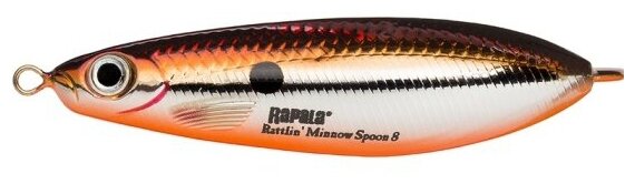 Незацепляйка Rapala Rattlin' Minnow Spoon 08 /SBR / 8см, 16гр.