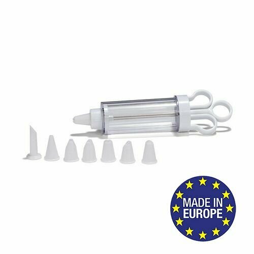 Шприц кондитерский 21 см+7 насадок Patisse