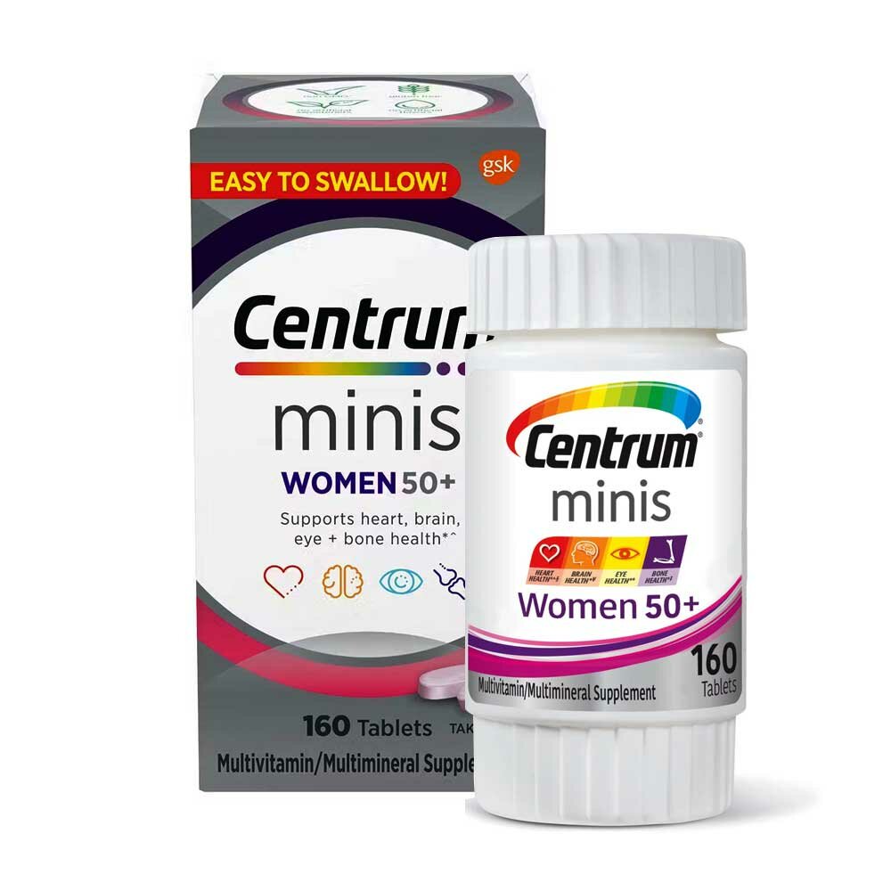 Витаминный комплекс женский Centrum Minis - Women 50+ (160шт)