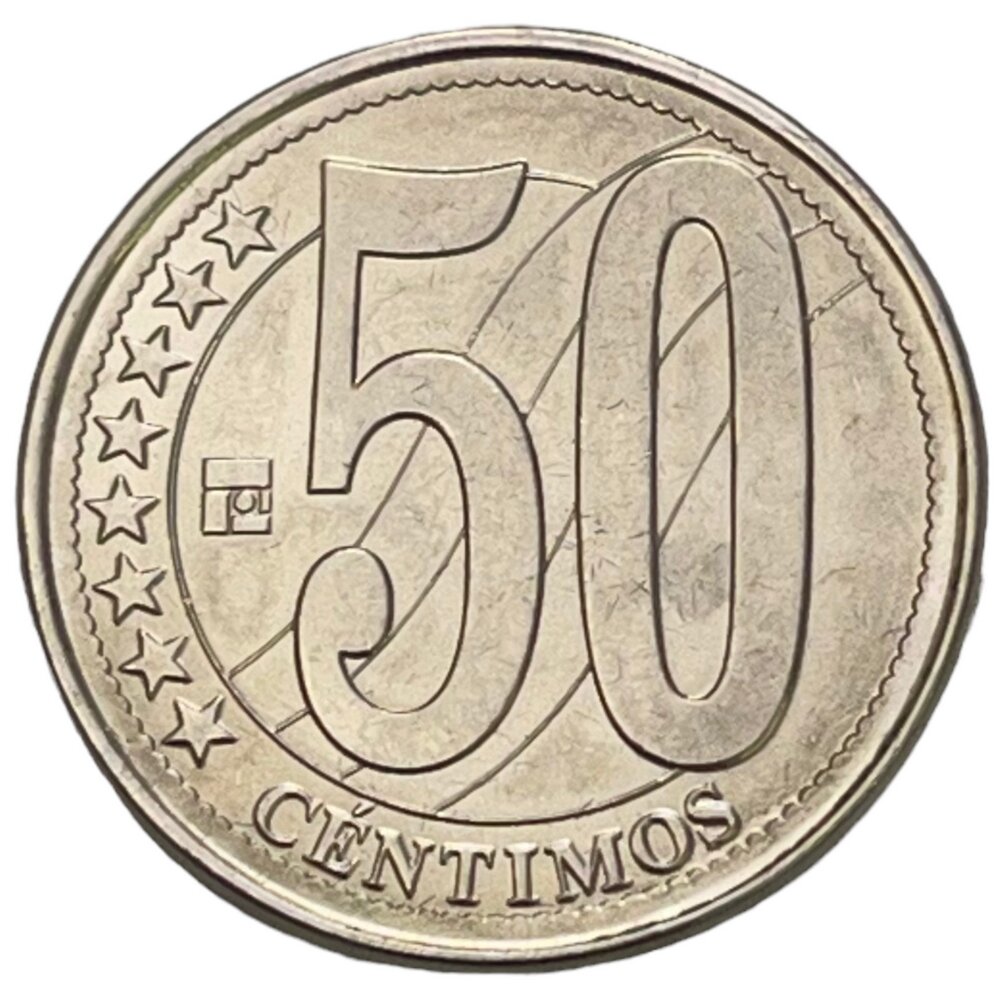 Венесуэла 50 сентимо 2007 г.