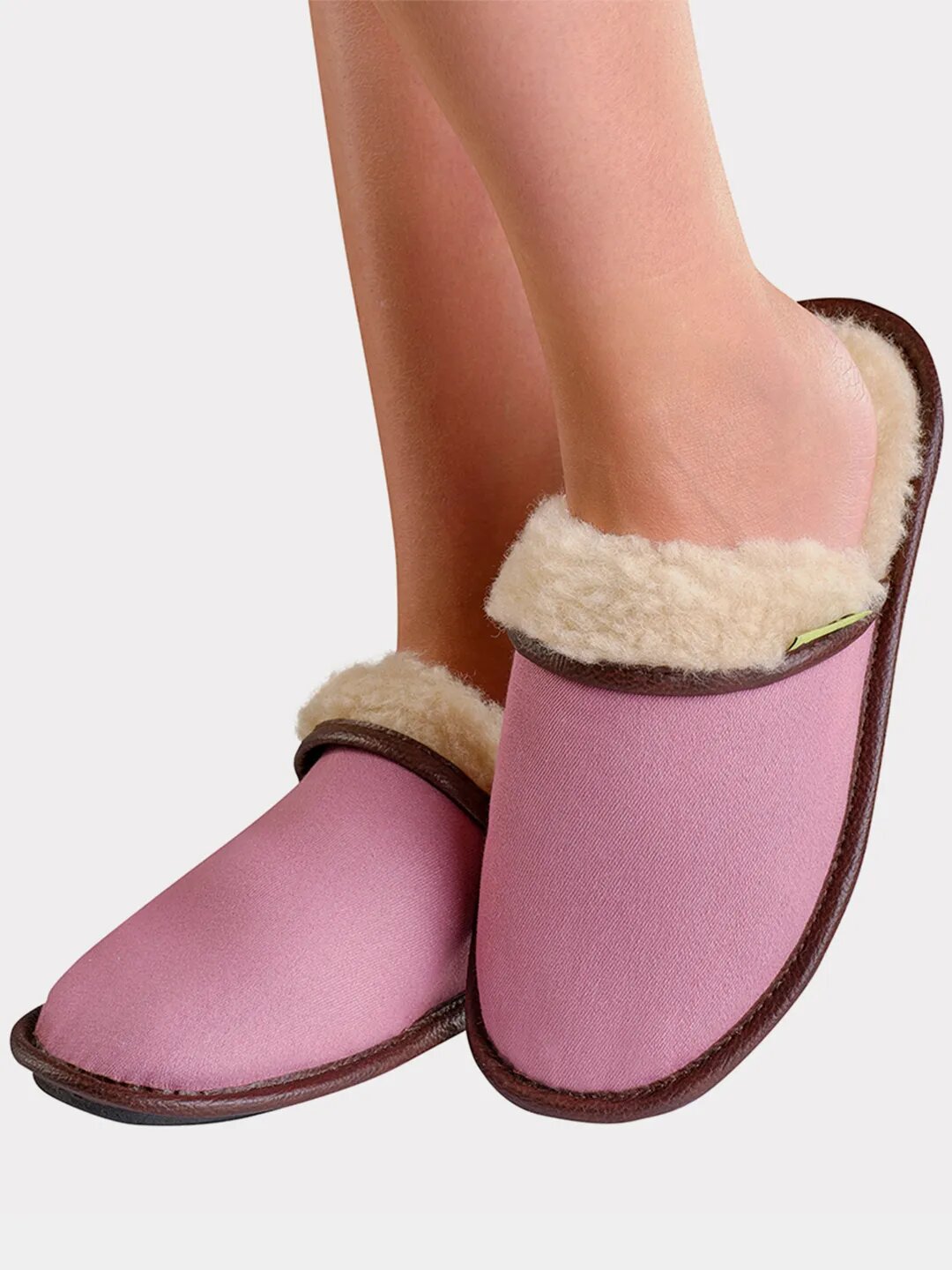 Тапочки Тапочки дублированные Джинса розовые