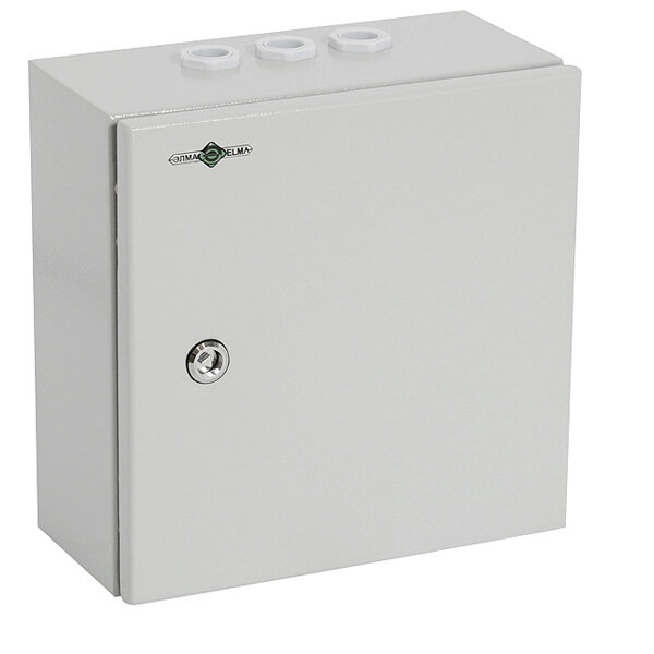 Шкаф IP65 300х300х150мм светло-серый с монтажной платой 6-002 элма ОЩН331