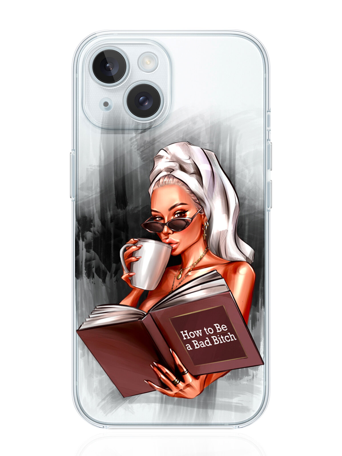 Чехол для смартфона iPhone 15 прозрачный силиконовый Чехол MustHaveCase для How to be прозрачный силиконовый