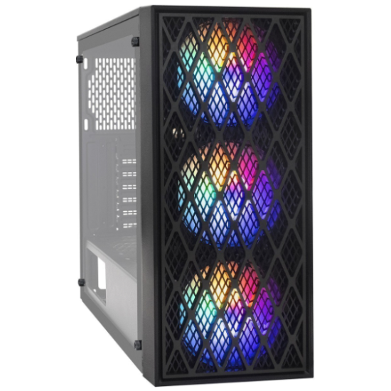 Корпус с блоком питания Exegate EVO-8243-NPX600, черный (EX293018RUS)