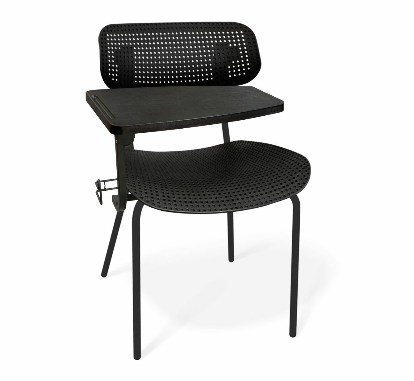 Конференц-стул Sheffilton SHT-S85М-RD черный/черный муар Размеры: Высота 785мм Глубина 510мм Ширина 465мм