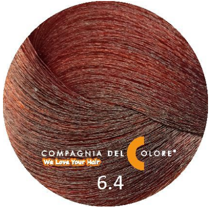 Compagnia del colore краска для волос 100 мл AMMONIA FREE 6.4