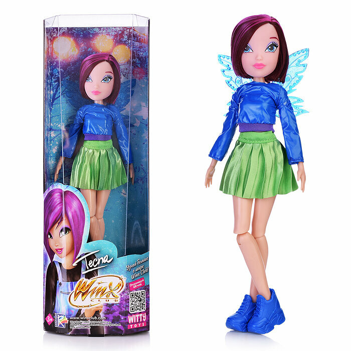 Шарнирная Модная Текна-кукла с крыльями, высота 24см