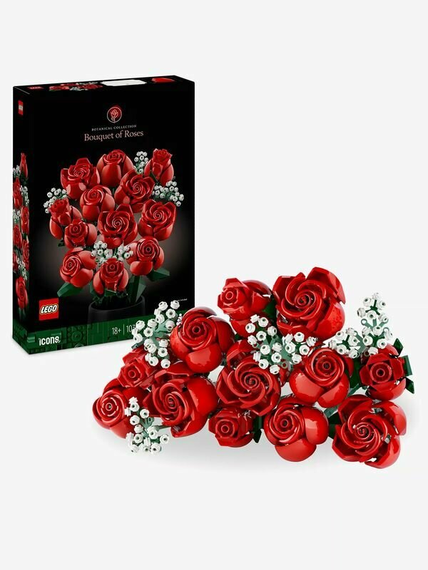 Конструктор LEGO Red Roses Bunch (820 деталей)