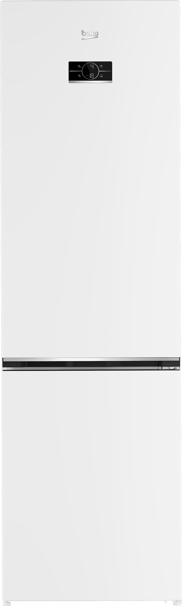 Двухкамерный холодильник Beko B3R0CNK402HW, 357 л, No Frost, дисплей, белый