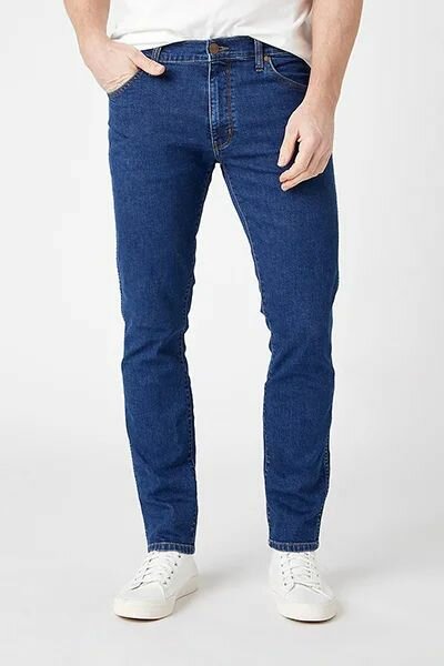 Джинсы зауженные Wrangler, размер W38/L34, синий — фото 1