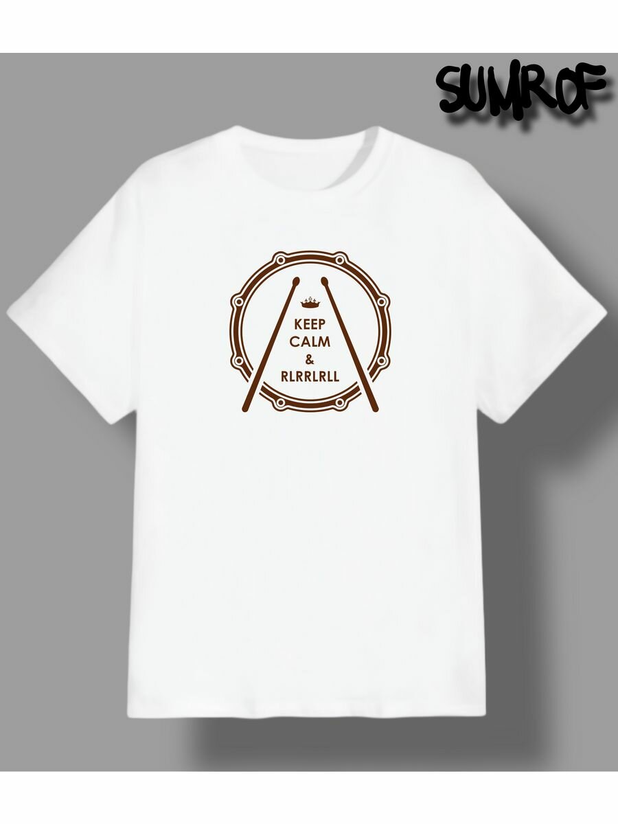 Футболка барабанщик музыка