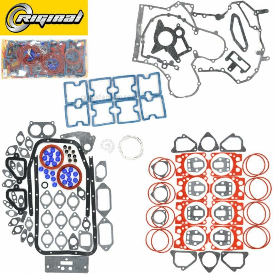 RIGINAL RG74061002004902 Прокладки двигателя (полный кт.) для а/м КАМАЗ ЕВРО-2 (39 поз.) RIGINAL