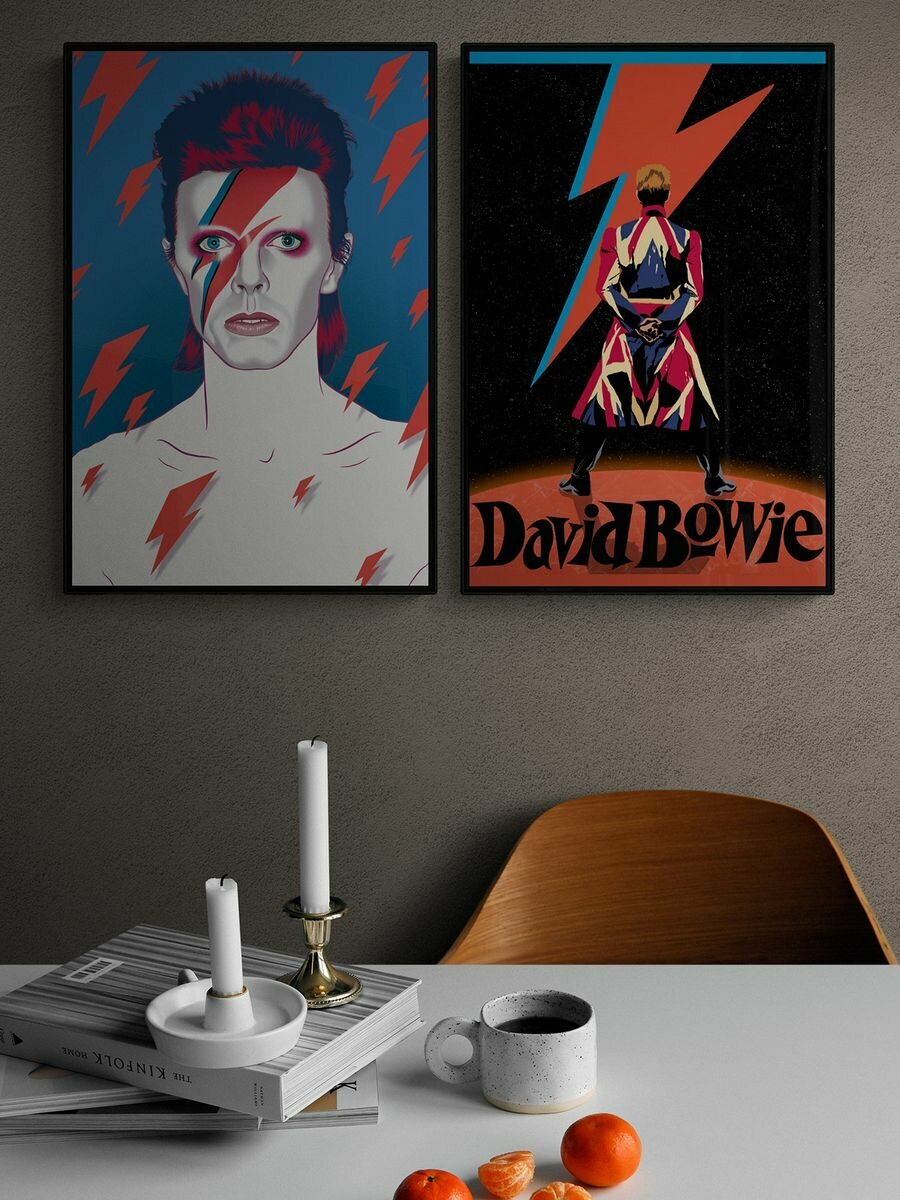 Набор из двух постеров David Bowie. Rock