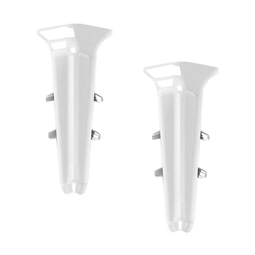 Угол внутренний Деконика 85 мм белый глянцевый Г-профиль (2 шт.) Деконика Д-П85-В-Ф2 001-0 БЕЛ-Г