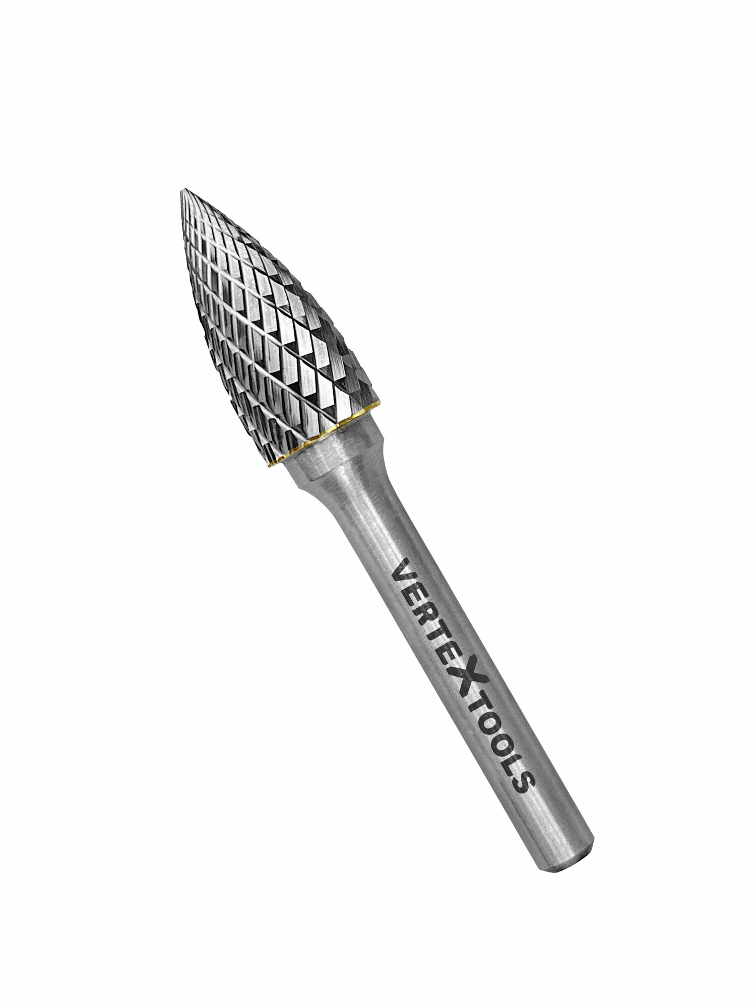 Борфреза VertexTools, параболическая, заостренная, 12 мм. хвостовик 6 мм.