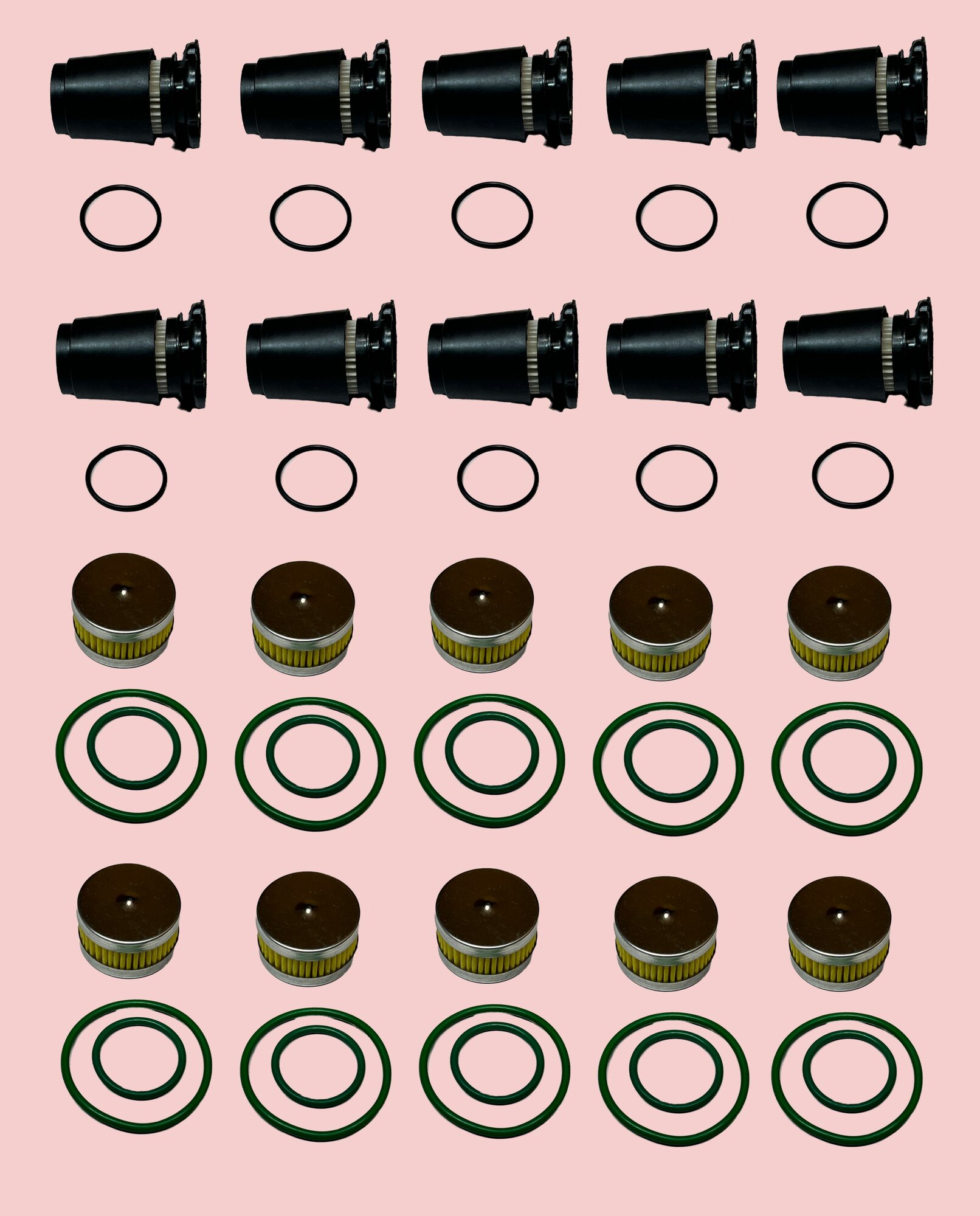 Комплект Фильтр Ultra 360, ALEX ГБО тонкой очистки и Tomasetto с кольцами 10шт